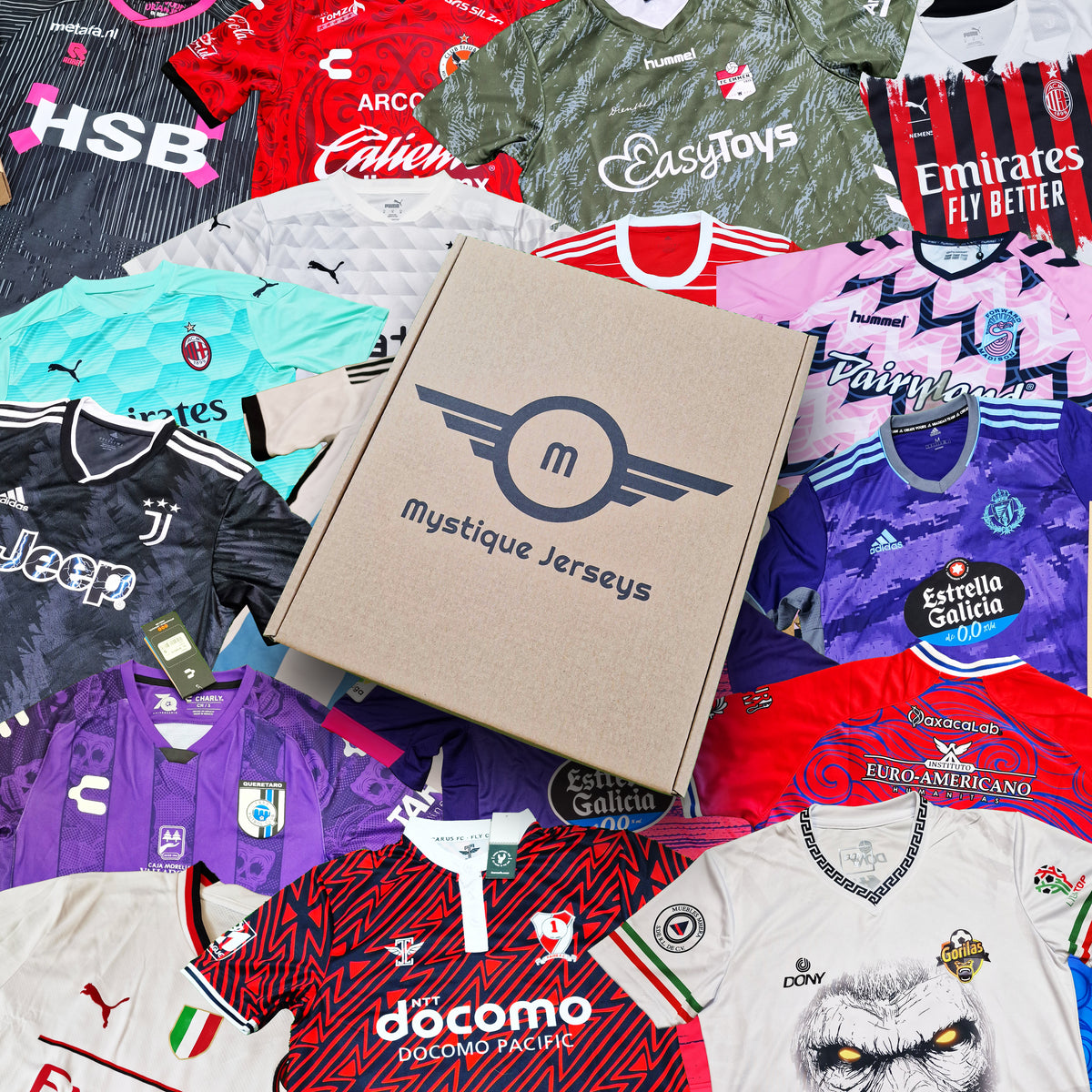 Premium Football and Soccer Mystery Boxes | Mystique Jerseys