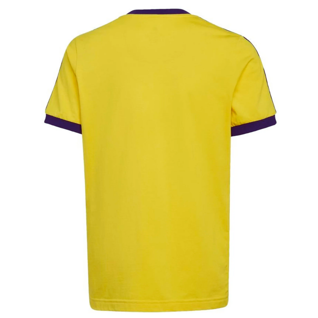 Sweden 3‑Stripes Adidas T‑Shirt – National team Yellow (Adults ...