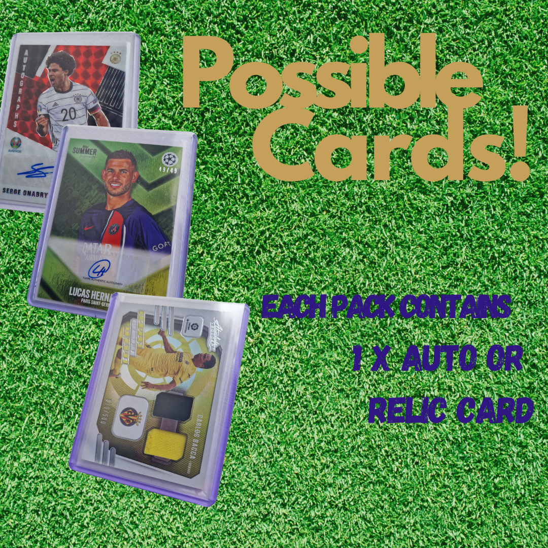 Mystery Autograph or Relic Football Card – Mystique Jerseys
